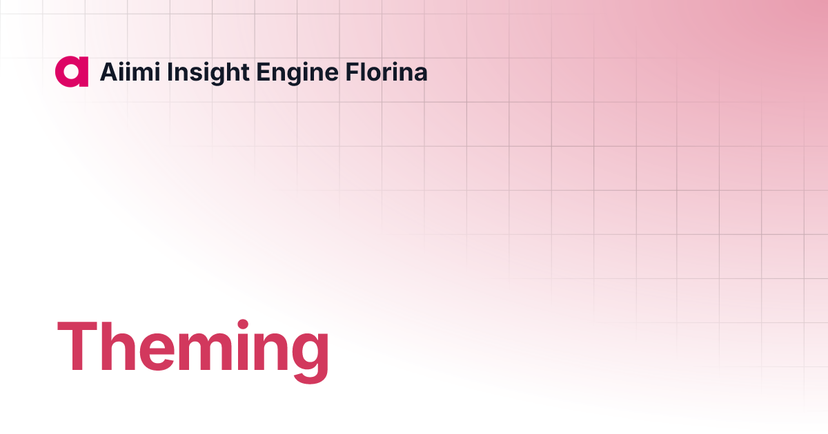 Theming | Aiimi Insight Engine Florina