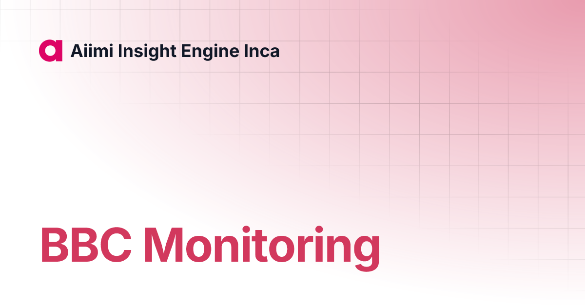 BBC Monitoring | Aiimi Insight Engine Inca