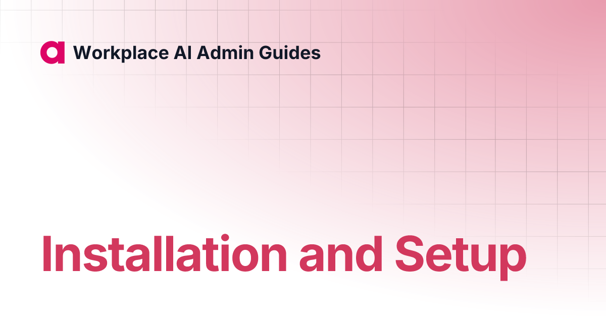 Installation and Setup | Aiimi Insight Engine