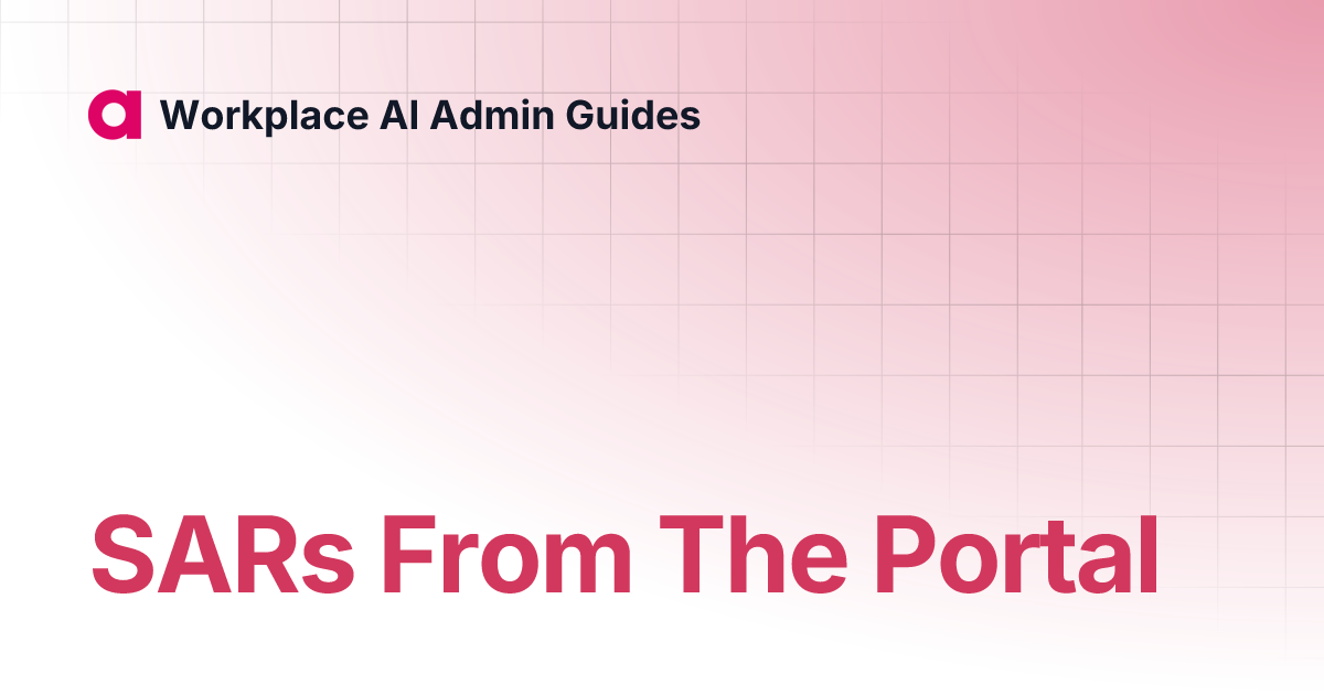 SARs From The Portal | Aiimi Insight Engine