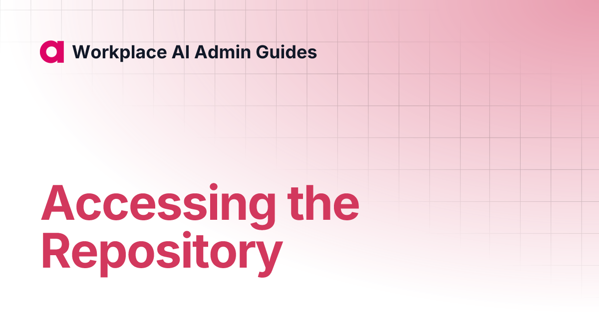 Accessing the Repository | Aiimi Insight Engine